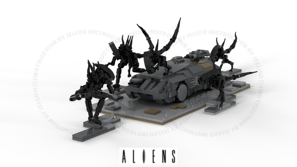 Lego Moc Micro Aliens Series Part Iv M577 Apc By Jellco Rebrickable