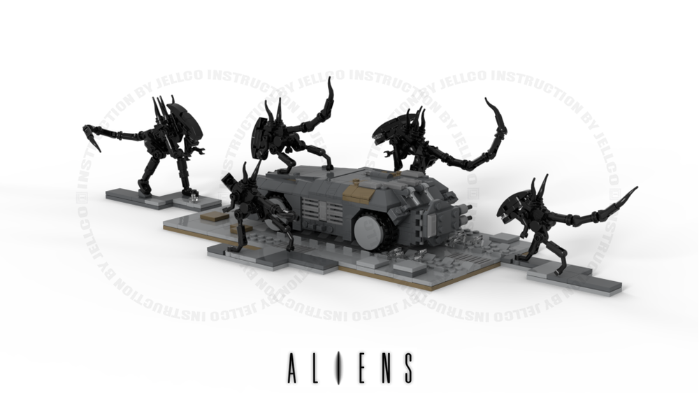 Lego Moc Micro Aliens Series Part Iv M577 Apc By Jellco Rebrickable
