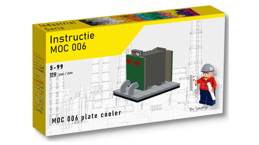 LEGO MOC MOC 006 plate cooler by Swatje | Rebrickable - Build with LEGO