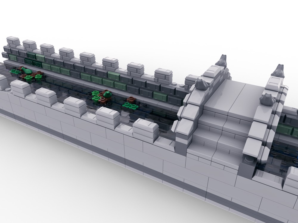 Lego Moc Canal And Foot Bridge By Thomusbean Rebrickable Build
