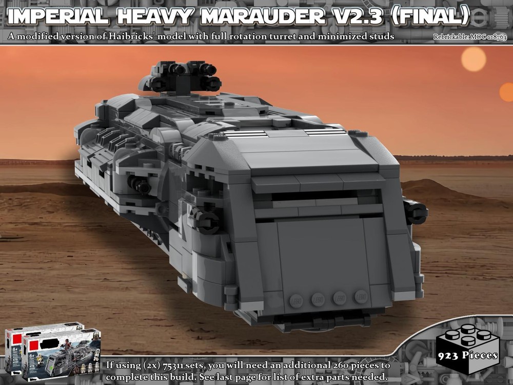 LEGO MOC Imperial Heavy Marauder v2.3 (Final) by GeorgeT93 ...