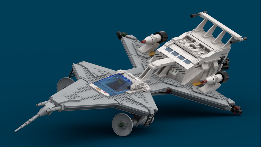 Lego Moc Starfleet Voyager Smaller Version By Ao Ka Rebrickable