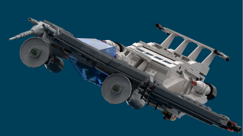 Lego Moc Starfleet Voyager Smaller Version By Ao Ka Rebrickable