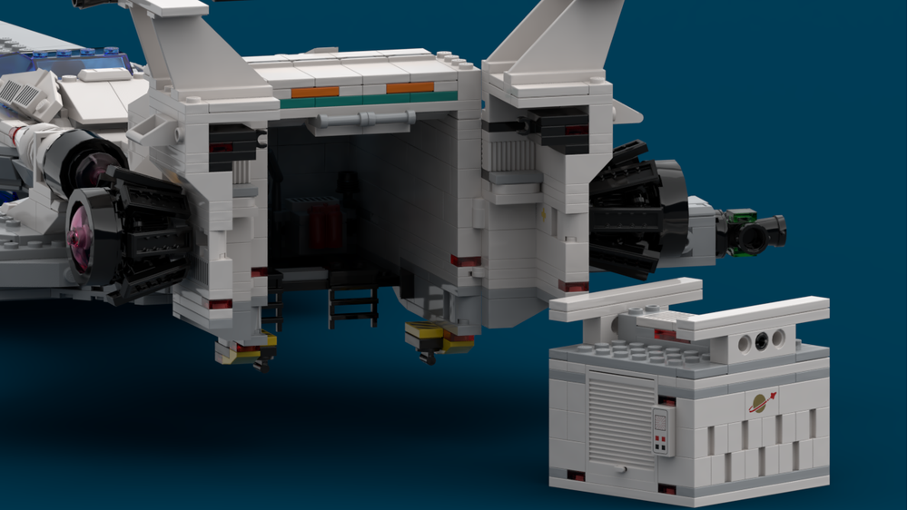 Lego Moc Starfleet Voyager Smaller Version By Ao Ka Rebrickable