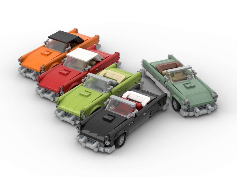LEGO MOC 1955 Built Tough Thunderbird - Set of Five Colors by ...