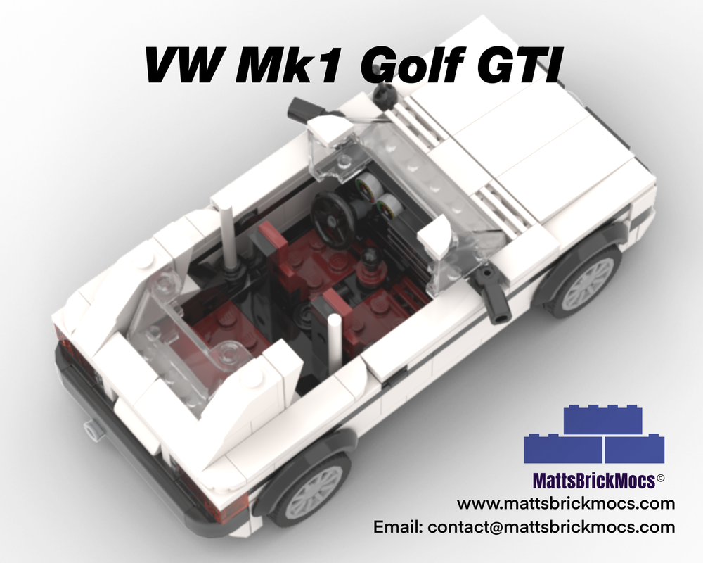 Lego Moc Vw Mk1 Golf Gti By Mattsbrickmocs Rebrickable Build With Lego