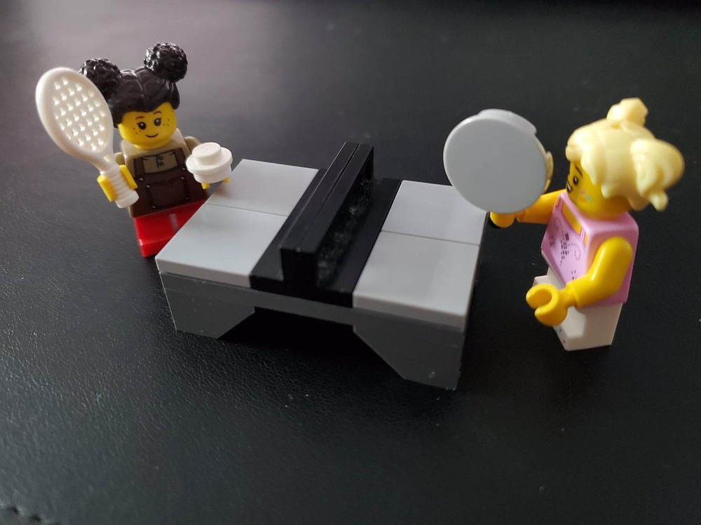 LEGO MOC Ping Pong Table by thefoxdude | Rebrickable - Build with LEGO