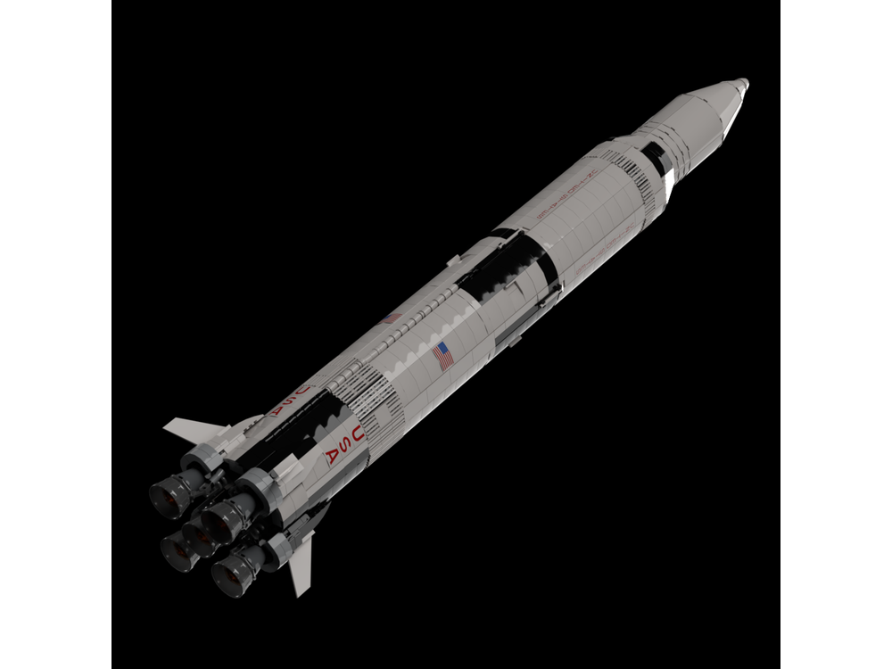 Lego Moc 21309 Saturn Int 21 By Zeegiraf Rebrickable Build With Lego