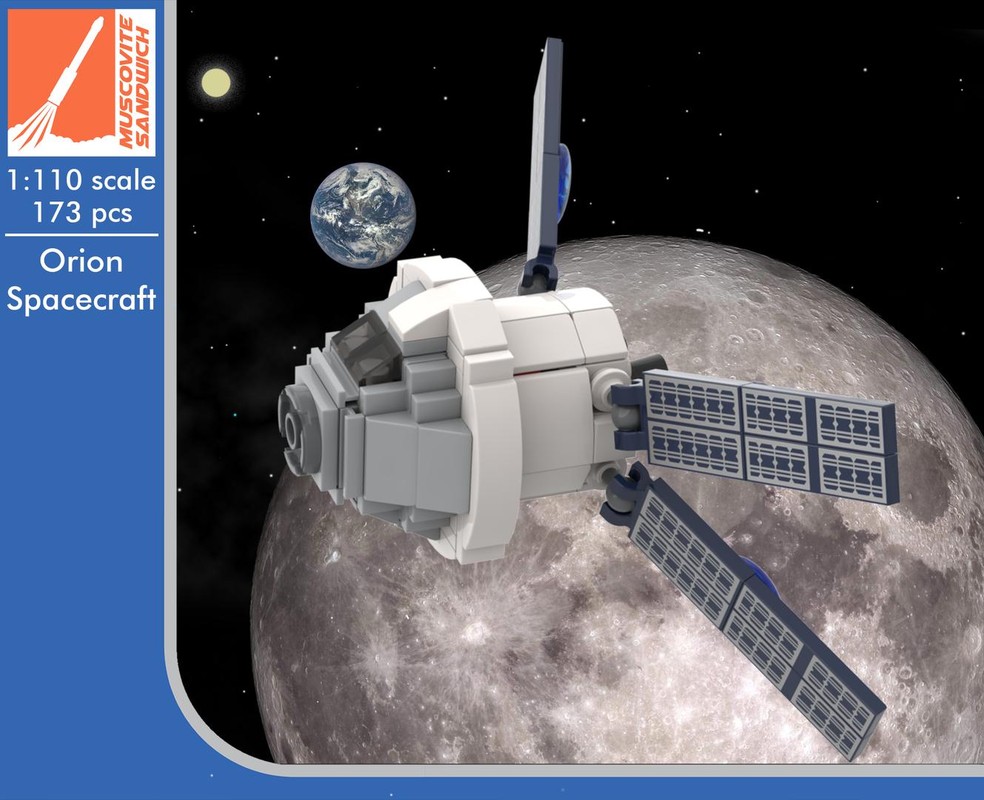 LEGO MOC Orion Spacecraft [1:110 scale] by smazmats | Rebrickable ...