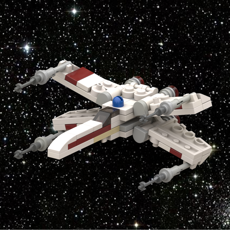 LEGO MOC SW Midi Scale X-Wing T-65 by Curraheetom | Rebrickable - Build ...