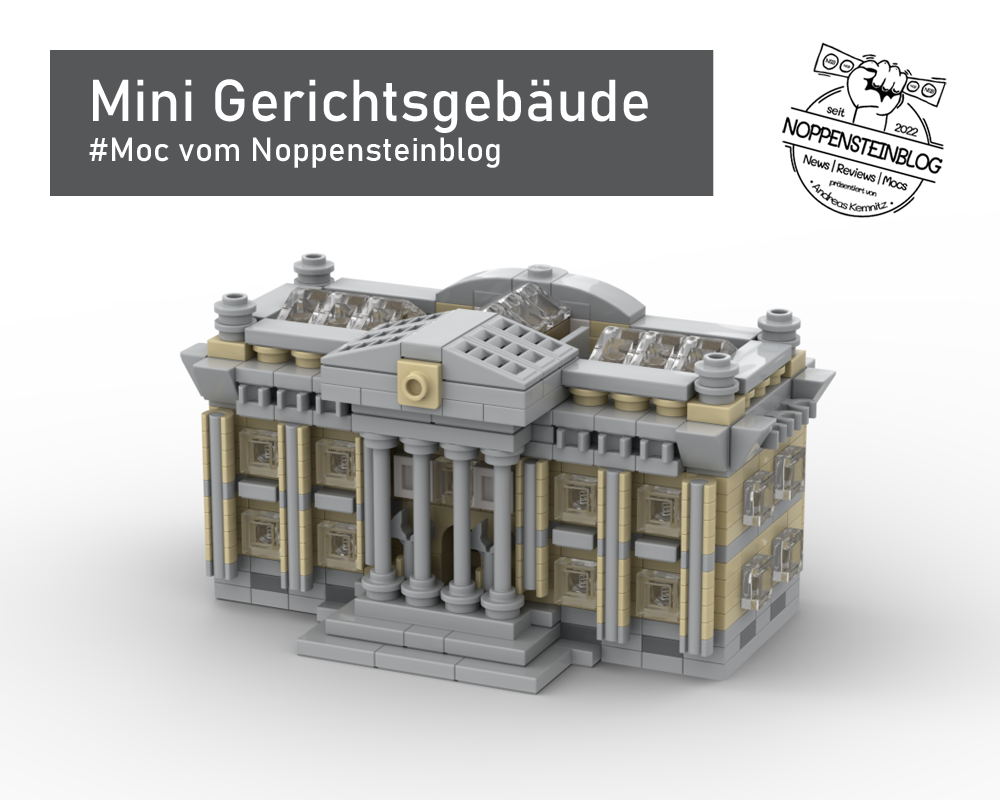 LEGO MOC Mini Gerichtsgebäude | Mini Courthouse by Noppensteinblog ...
