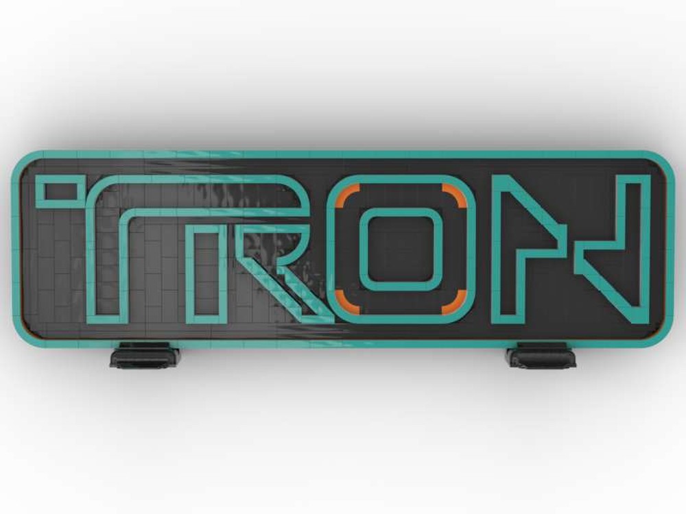 LEGO MOC Tron Logo by Kai535 | Rebrickable - Build with LEGO