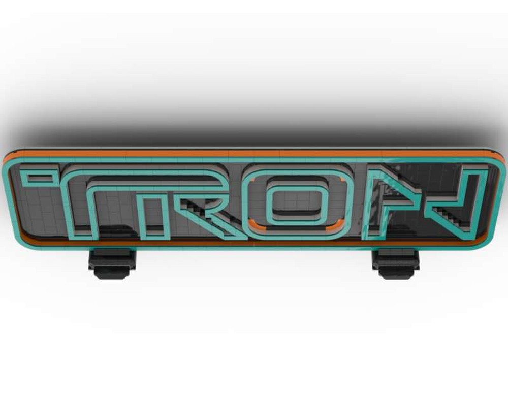 Lego Moc Tron Logo By Kai535 Rebrickable Build With Lego