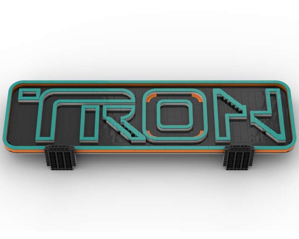 Lego Moc Tron Logo By Kai535 Rebrickable Build With Lego