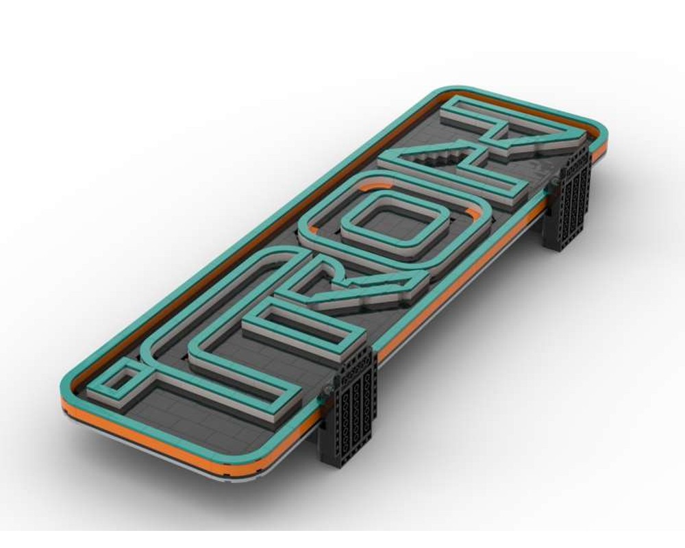 Lego Moc Tron Logo By Kai535 Rebrickable Build With Lego