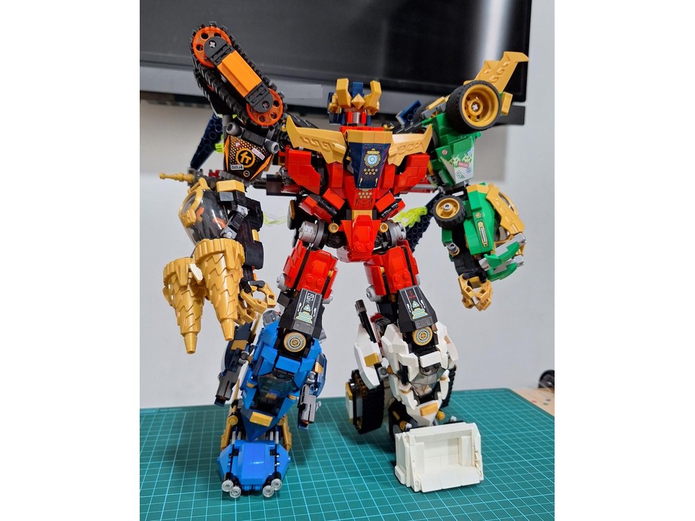 Lego Moc Lego 71765 Upgraded Ninja Ultra Combo Mech Part 2 Coles