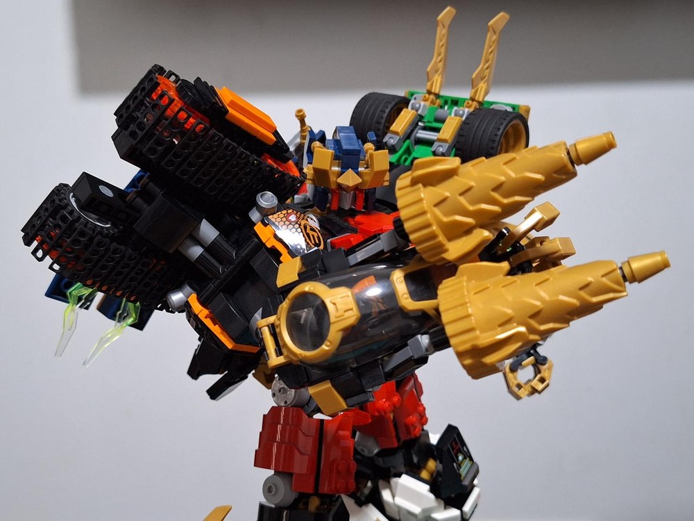 Lego Moc Lego 71765 Upgraded Ninja Ultra Combo Mech Part 2 Coles