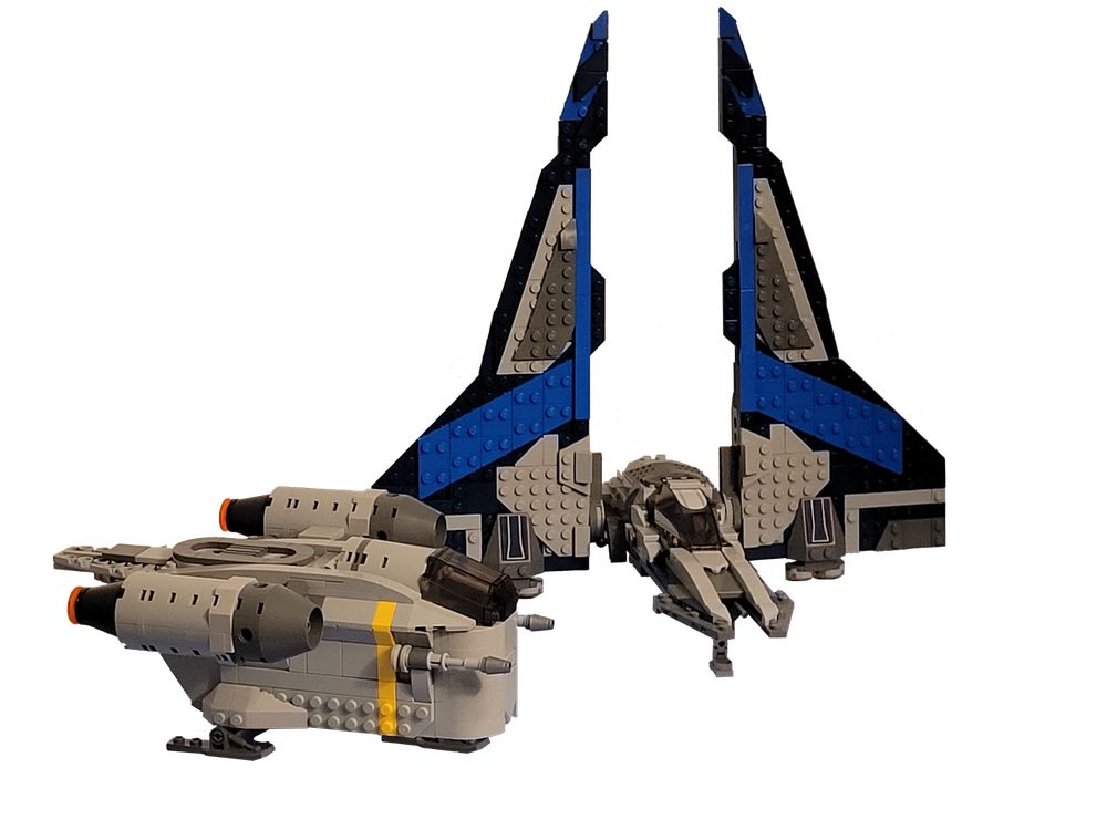 Lego Moc Razor Crest Midi Scale By Jmwhitzippo Rebrickable Build