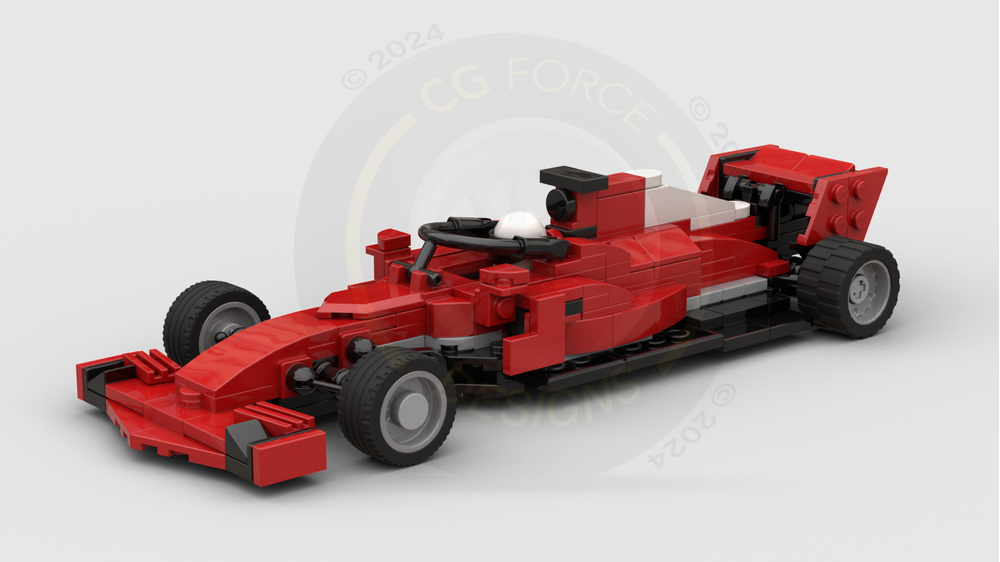 Lego Moc F1 Ferrari Sf71h By Cgforcedesigns Rebrickable Build With Lego
