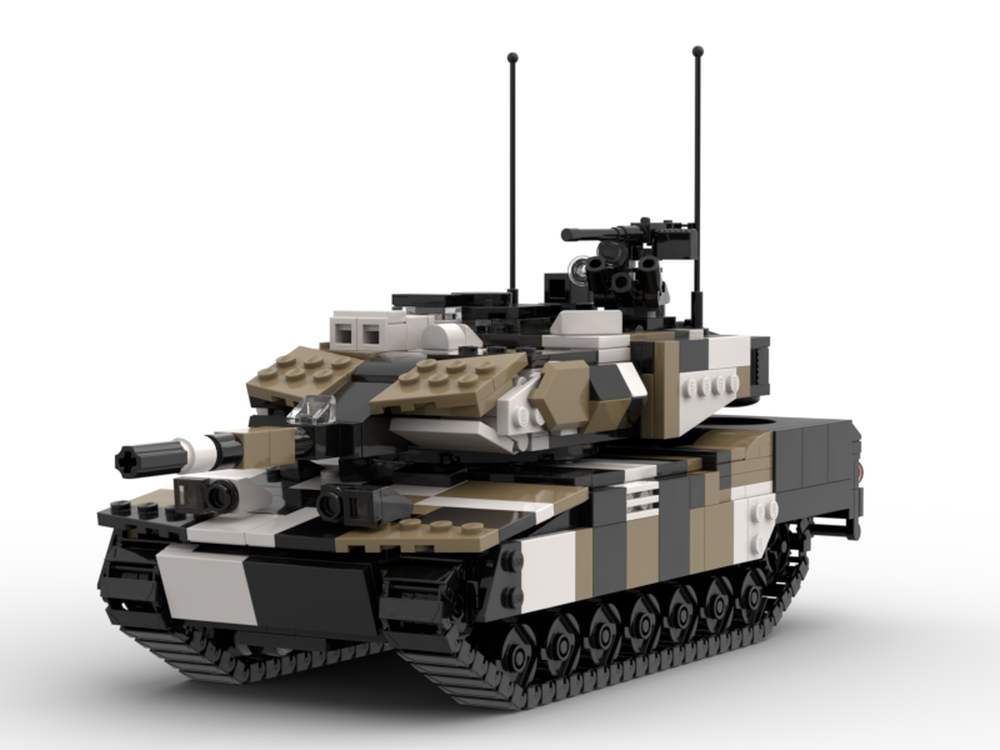 Lego Moc Leopard 2a6 Pso V2 Tank By Gunsofbrickston Rebrickable