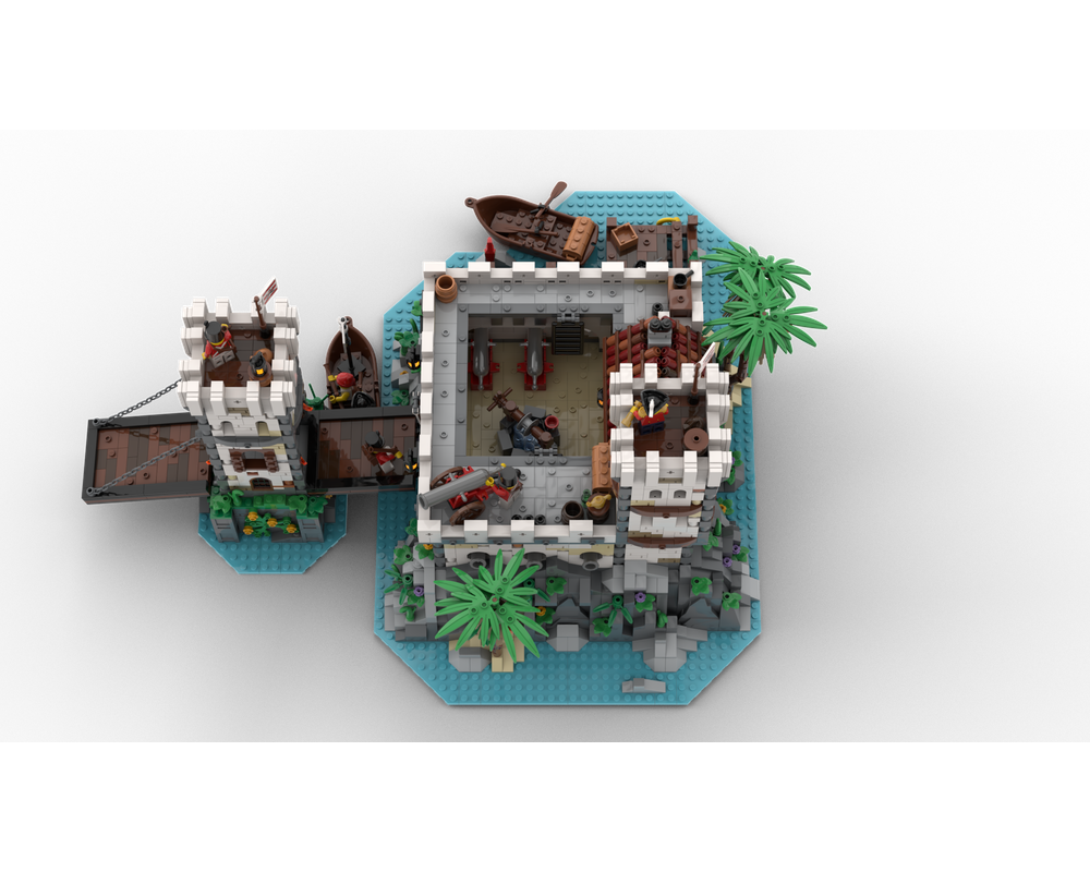 Lego Moc Imperial Fortress Pirates Series 9 By Legatoflegion