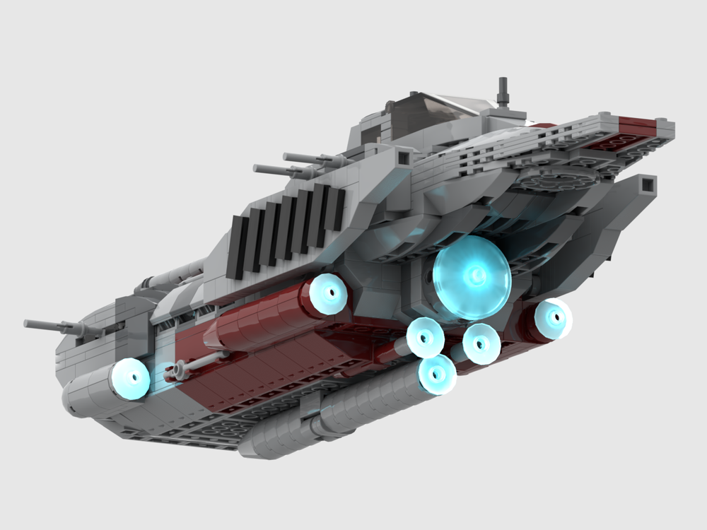 LEGO MOC HAET-221 Republic Dropship by Grisbee | Rebrickable - Build ...