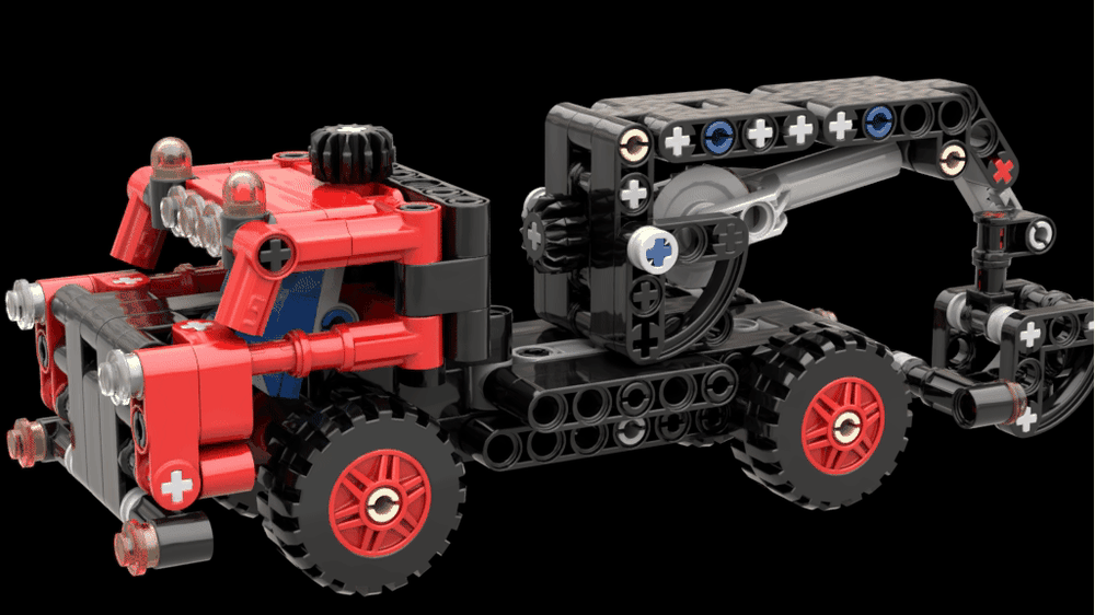 LEGO MOC Upgraded Mini Cherry Picker by confused_physicist ...