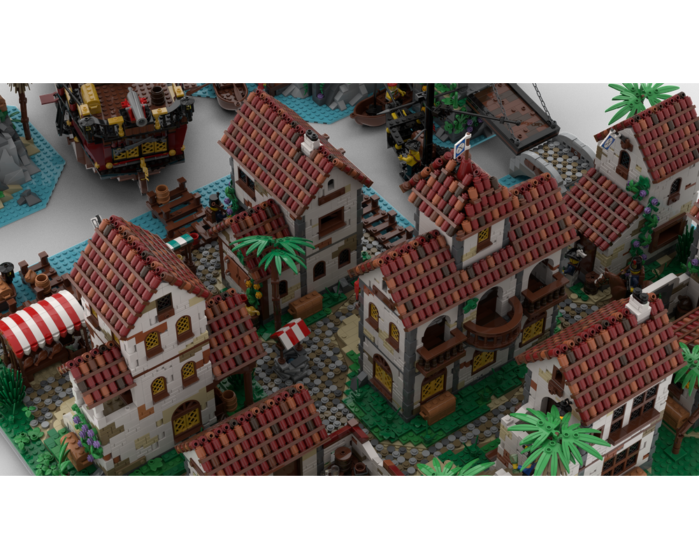 Lego Moc Ultimate Pirates Harbor By Legatoflegion Rebrickable
