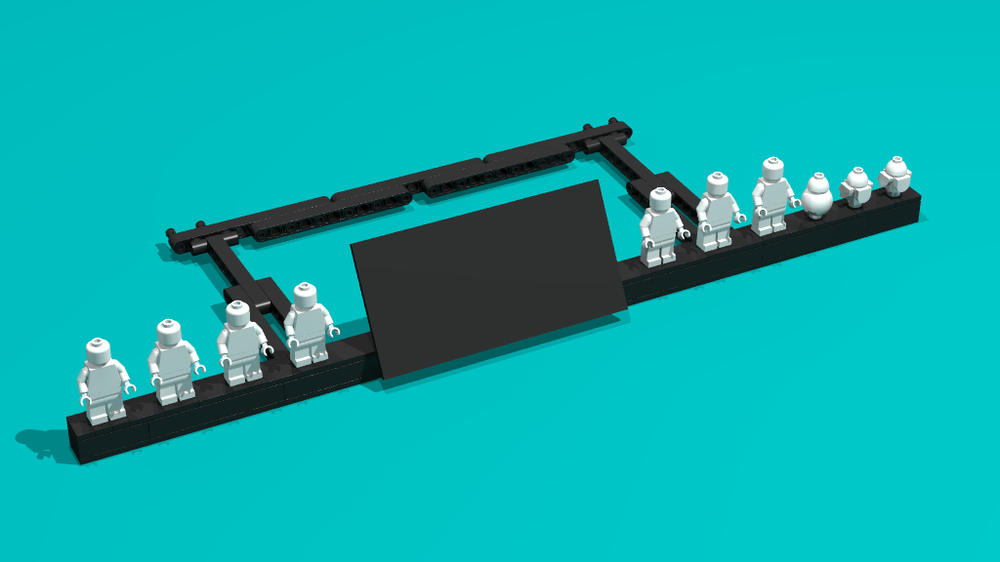 LEGO MOC Minifigure and Sticker Stand for UCS Millennium Falcon 75192 ...