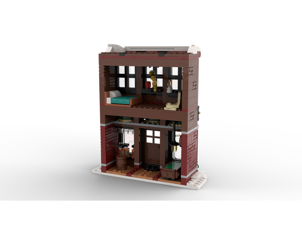 Lego Moc Classic Pub By Tijll Rebrickable Build With Lego