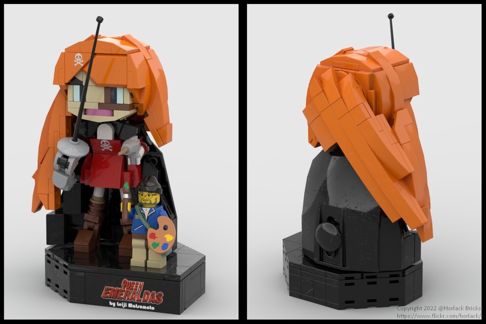 LEGO MOC [Chibi] Emeraldas by Leiji Matsumoto by Horlack | Rebrickable ...