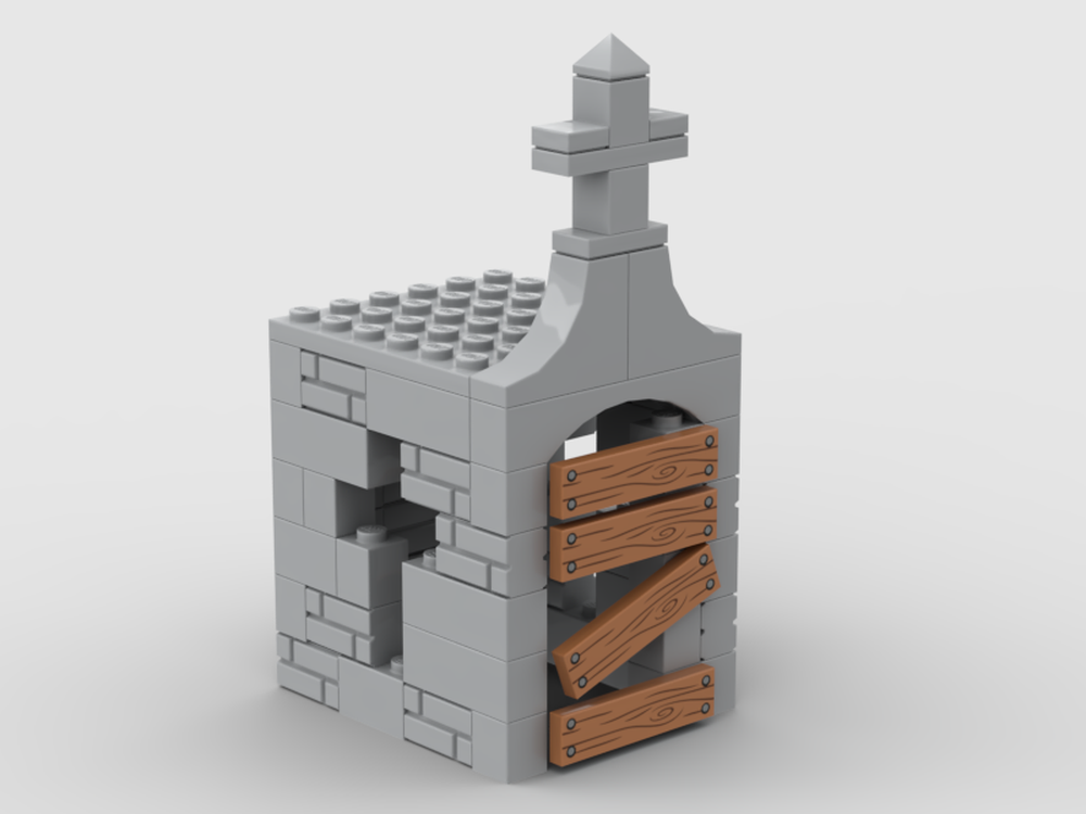 LEGO MOC Mausoleum/Crypt by Stoffles | Rebrickable - Build with LEGO