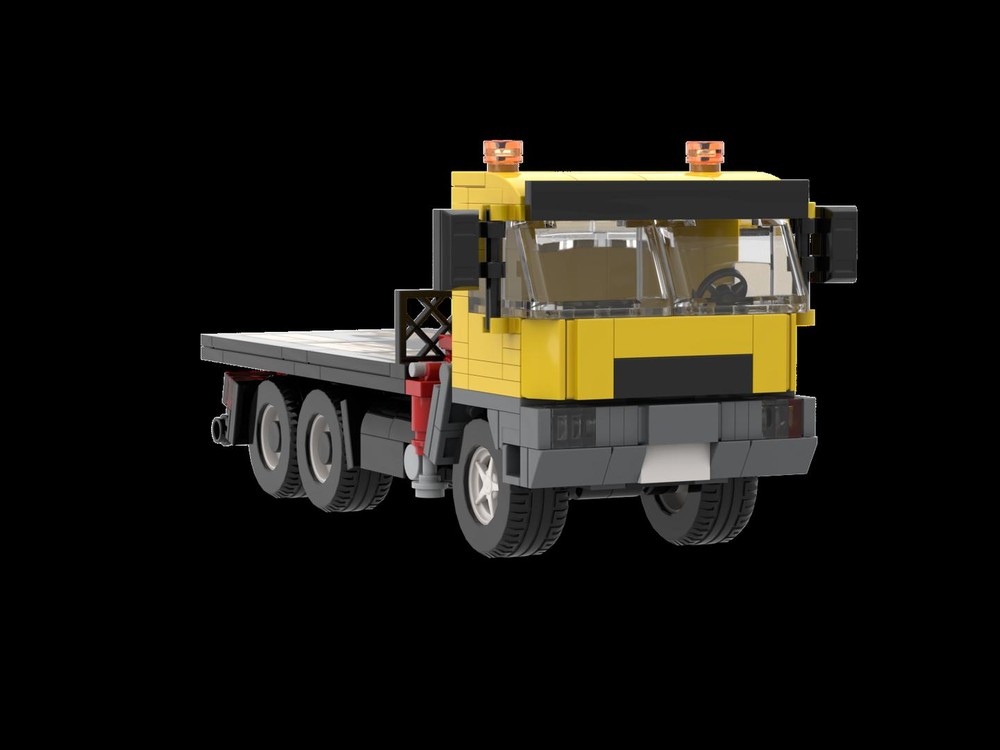 LEGO MOC Flatbed Truck by StorBjørneLort | Rebrickable - Build with LEGO