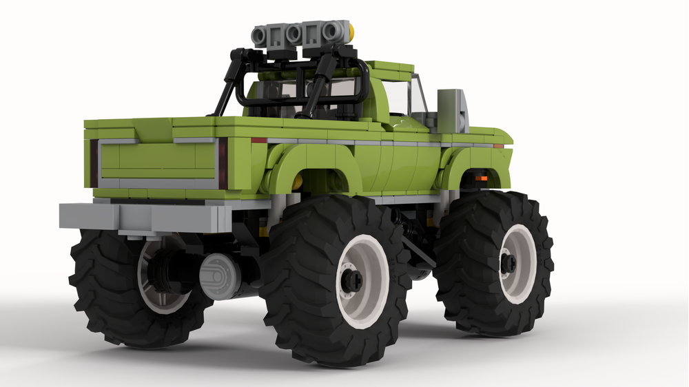 LEGO MOC 1979 Ford F250 Monster Truck in Lime Green by Mad_Modeler ...