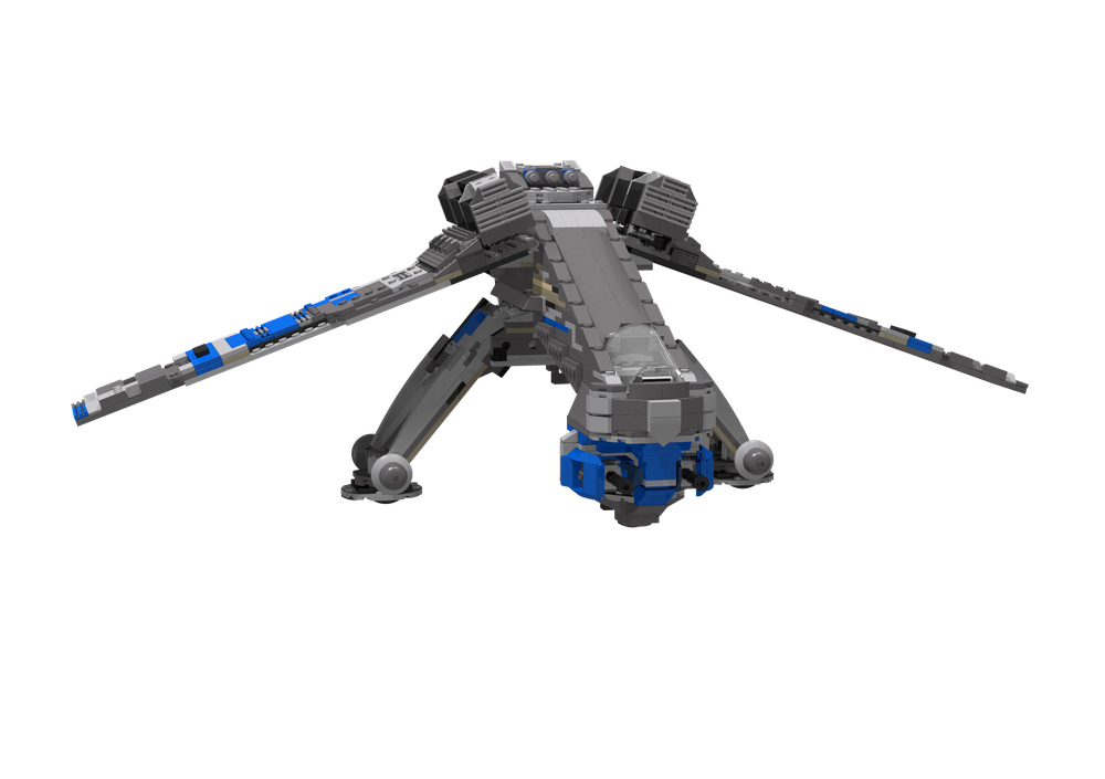 Lego Moc Republic Dropship By Legomen360 Rebrickable Build With Lego