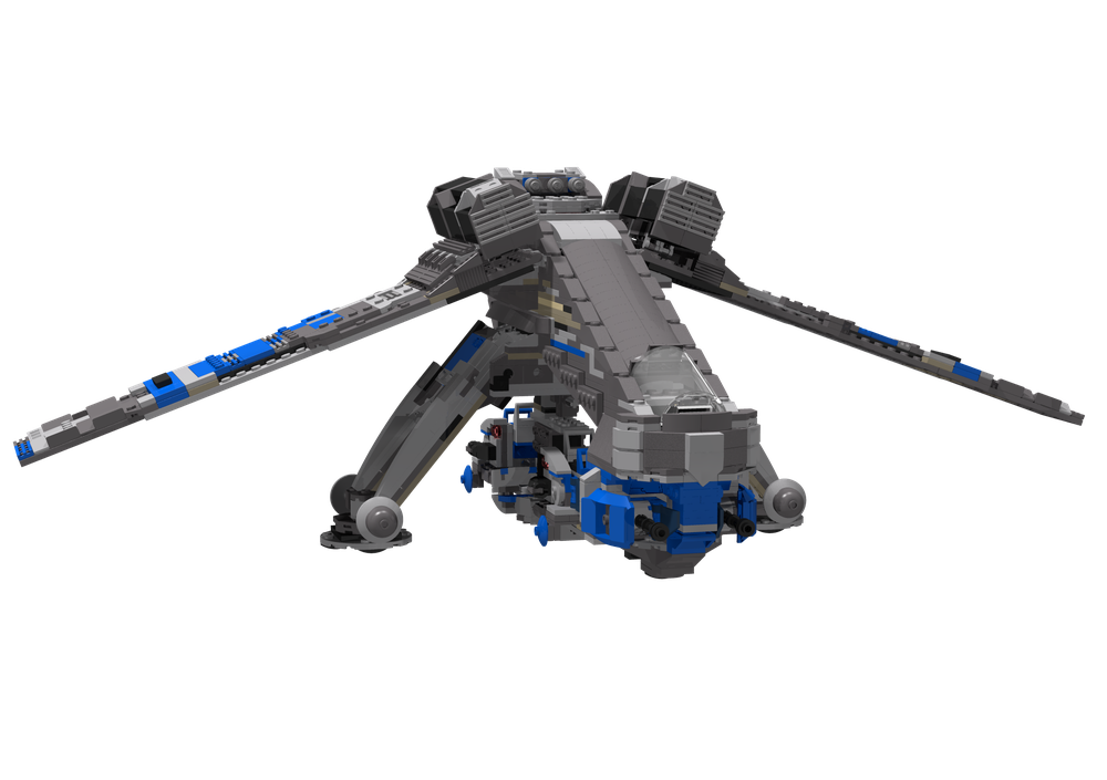 Lego Moc Republic Dropship By Legomen360 Rebrickable Build With Lego