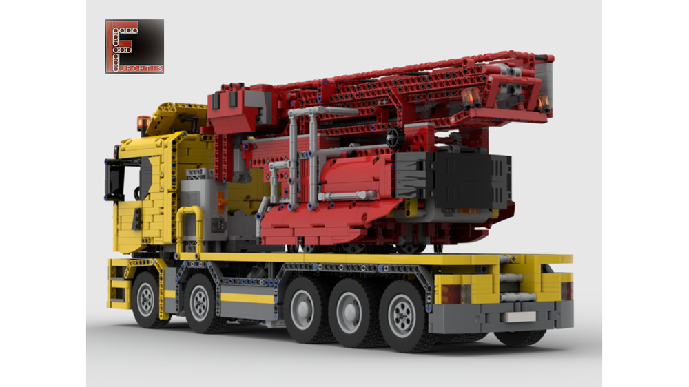 Lego Moc Scania R 770 Bridge Inspection Vehicle Full Rc By Furchtis