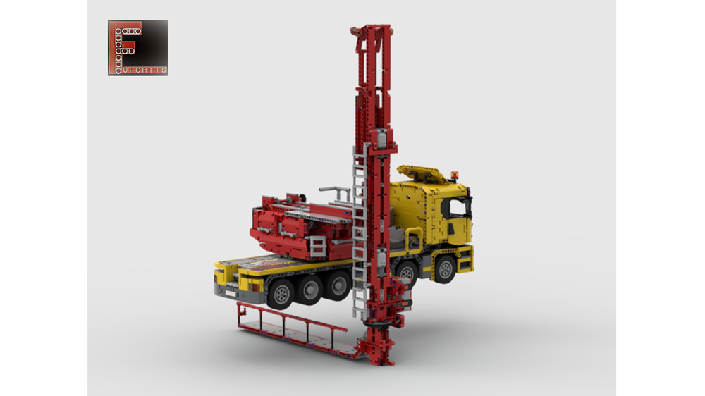 Lego Moc Scania R 770 Bridge Inspection Vehicle Full Rc By Furchtis