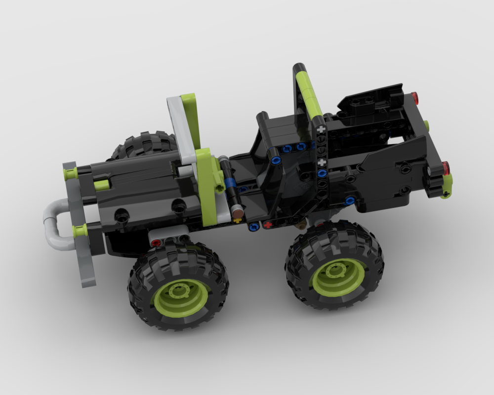 Lego Moc Offroader 42118 Alternative By Erikgs Rebrickable Build