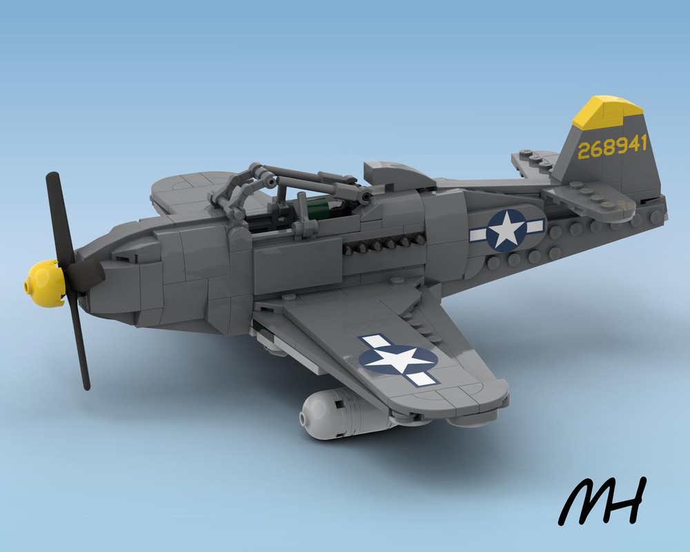 LEGO MOC P-63 Kingcobra by model hangar | Rebrickable - Build with LEGO