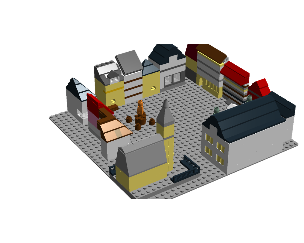 LEGO MOC Marktplatz Gross Umstadt (Market Place of Gross Umstadt in ...