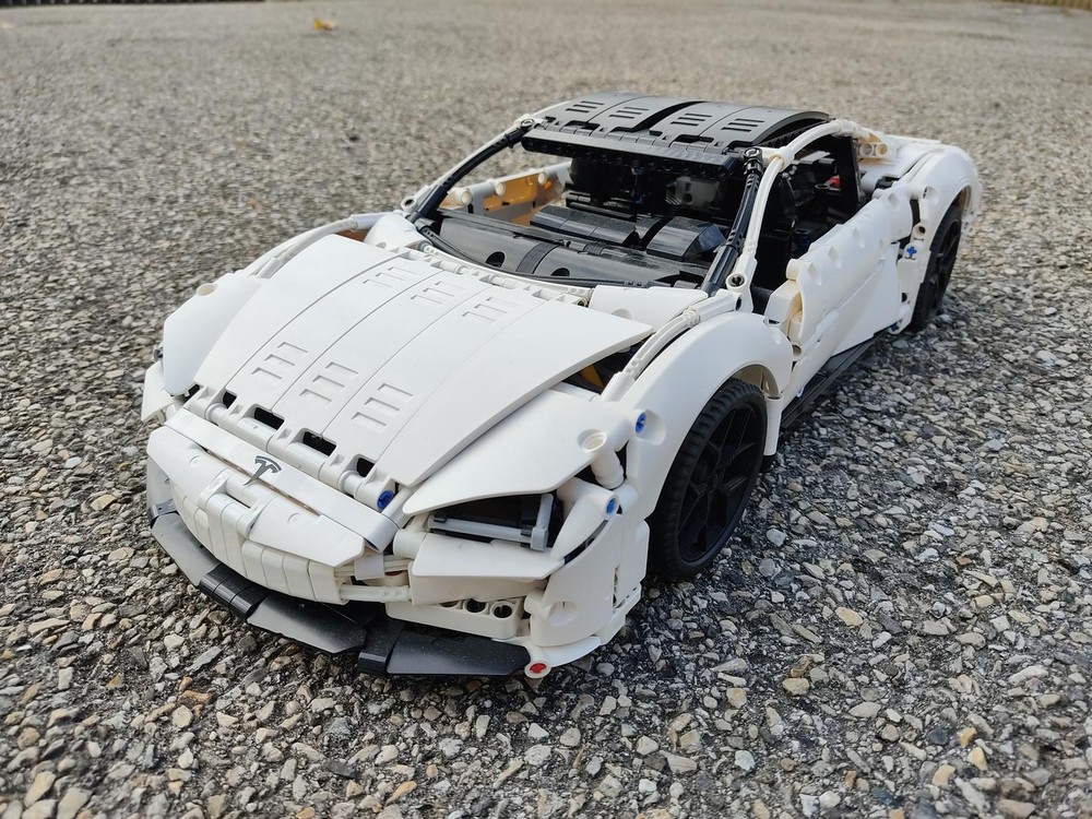 Lego Moc Tesla Roadster By Moc Nemooz Rebrickable Build With Lego