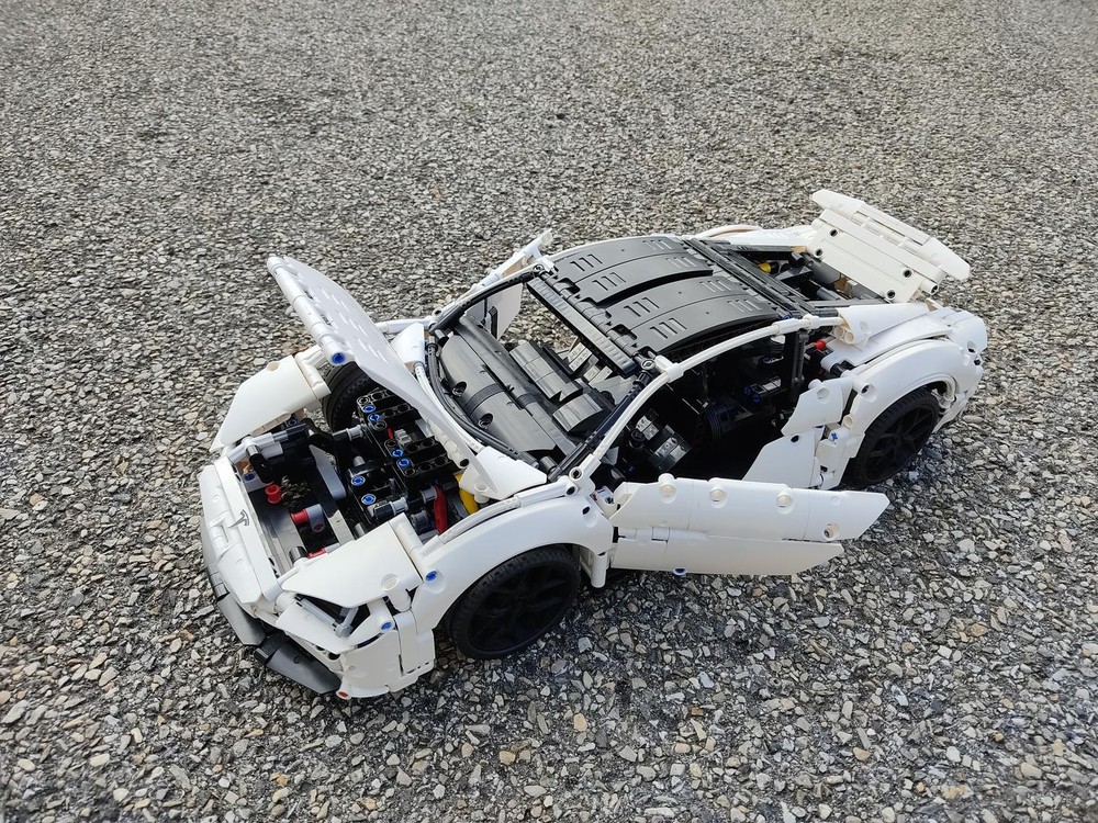 Lego Moc Tesla Roadster By Moc Nemooz Rebrickable Build With Lego