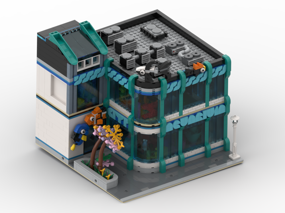 LEGO MOC City Aquarium by Legofan21 | Rebrickable - Build with LEGO