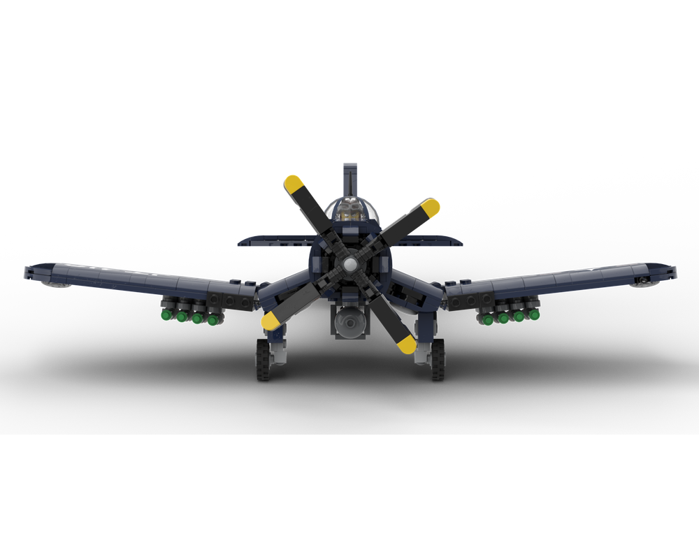 Lego Moc F4u Corsair Navy By Model Hangar Rebrickable Build With Lego