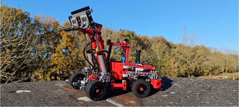 LEGO MOC 42144 Front Loader by Mr.Platinum | Rebrickable - Build with LEGO