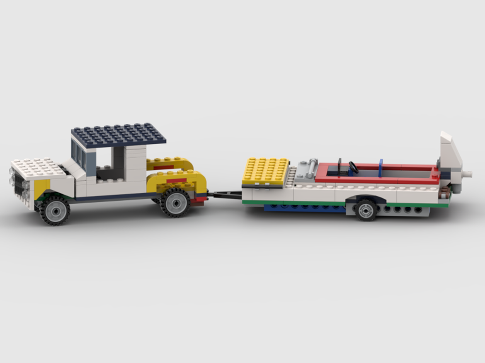LEGO MOC truck and boat by ORBcreations | Rebrickable - Build with LEGO