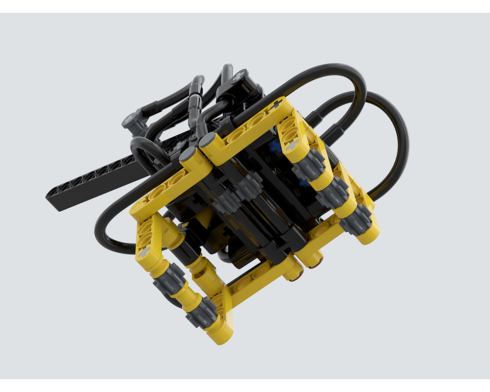 LEGO MOC Compact Pneumatic Rotating Claw by @McCatty_TECH | Rebrickable ...