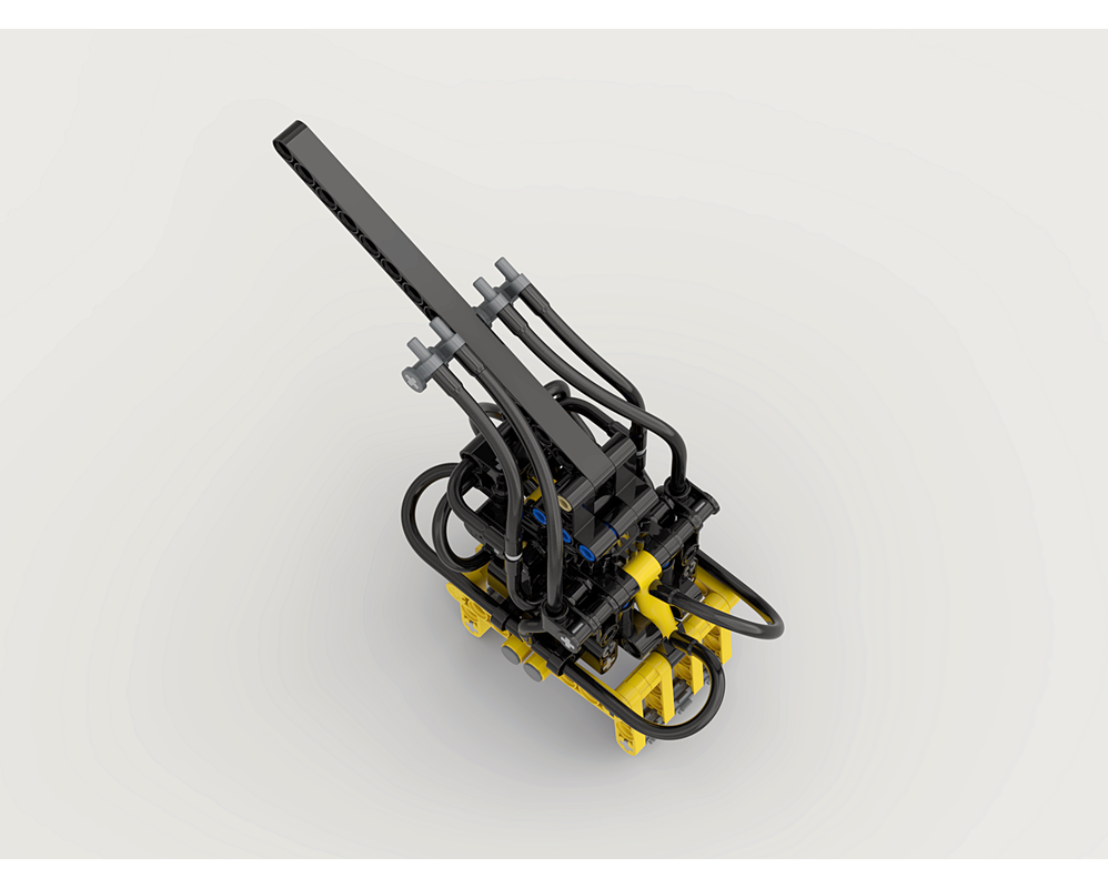 LEGO MOC Compact Pneumatic Rotating Claw by @McCatty_TECH | Rebrickable ...