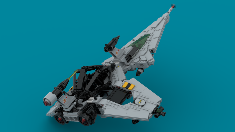 Lego Moc Gamma V Laser Craft By Ao Ka Rebrickable Build With Lego